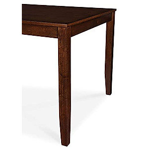 House of Living Art Dining Table – Rectangular Design, Walnut Finish | Mid Century Classic Collection (Table Only)