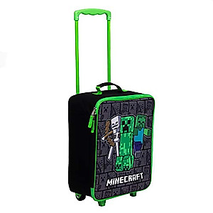 Bioworld MINECRAFT Rolling Luggage, 14" Pilot Case