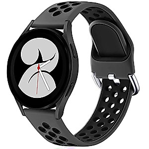 Lerobo Sport Bands Compatible with Samsung Galaxy Watch 4 Band 40mm 44mm, Galaxy Watch 4 Classic 42mm 46mm, Galaxy Watch 5 Bands, Galaxy Watch 5 Pro, 20mm Silicone watch Band for Galaxy Watch 4/5