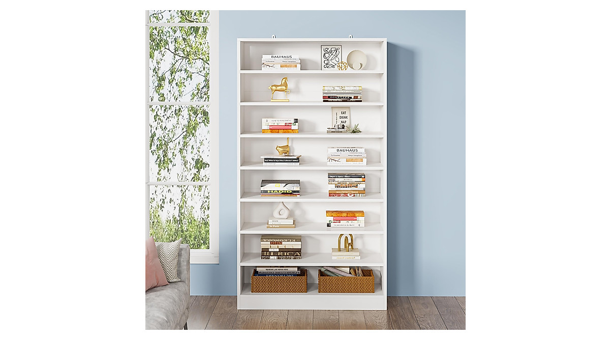 Tribesigns 71" Modern Tall Bookcase - 9 Tier Storage