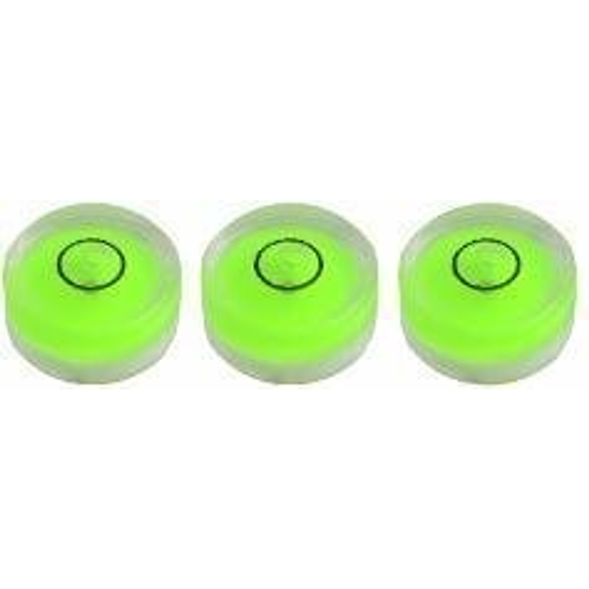 Three 18mm Circular Bubble Spirit Level 8.6mm Thick Use with Tripod Etc. New