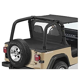 Bestop 8000915 Black Denim Sport Bar Cover for 1992-1995 YJ