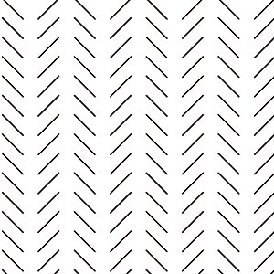 A Room with Black Line Vinyl Wall Decals, Peel and Stick Modern Boho Stickers, 300 Stripes with a Reference Template for Sticking