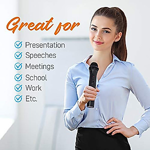 Pyle Channel Microphone System-VHF Fixed Dual Frequency Wireless Set with 2 Handheld Dynamic Transmitter Mics, Receiver Base-for PA, Karaoke, Dj Party (PDWM2135) , Black