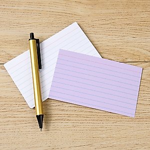 Index Cards 3x5, Ruled Index Cards, Flash Cards for Studying, Colored Index Cards, Note Cards, Study Cards, 210 pcs Lined Colored Index Flashcards for Office and School Suplplies