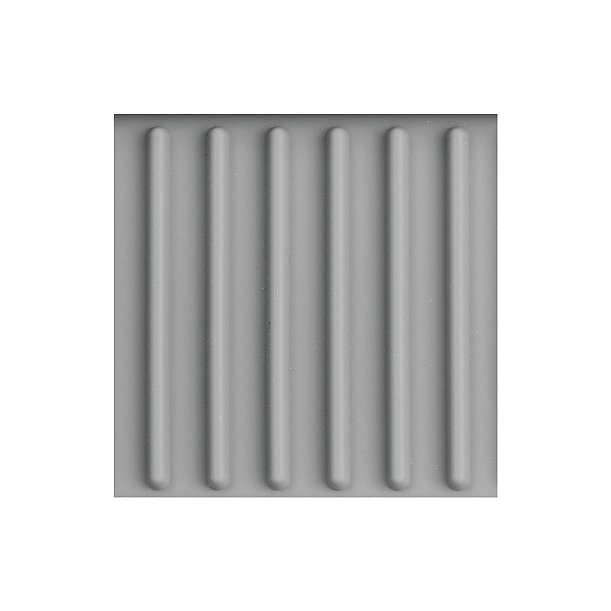 iDesign 63883 Lineo Silicone Kitchen Sink Tray for Sponges, Scrubbers, Soap, Stovetop Spoon Holder, 9" x 3.5" x 0.5", Gray