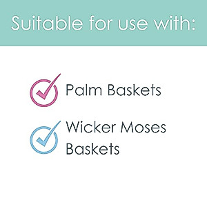 Clair de Lune Wooden Rocking Moses Basket Stand (Natural)