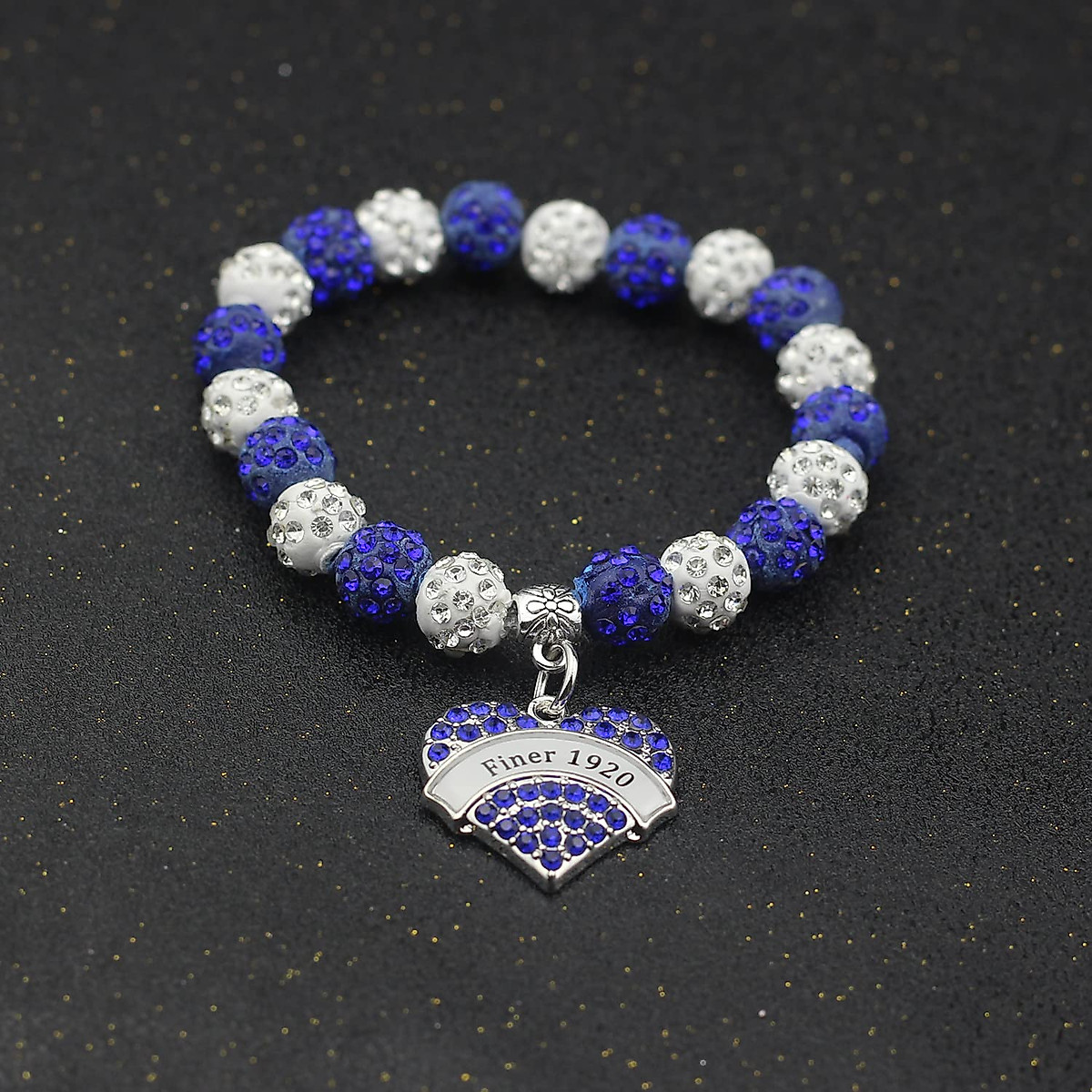 Sorority Paraphernalia Gift ZPB Crystal Bracelet 1920 Finer Women Gift Greek Sorority Jewelry for Women Sisterhood (ZPB Bracelet)