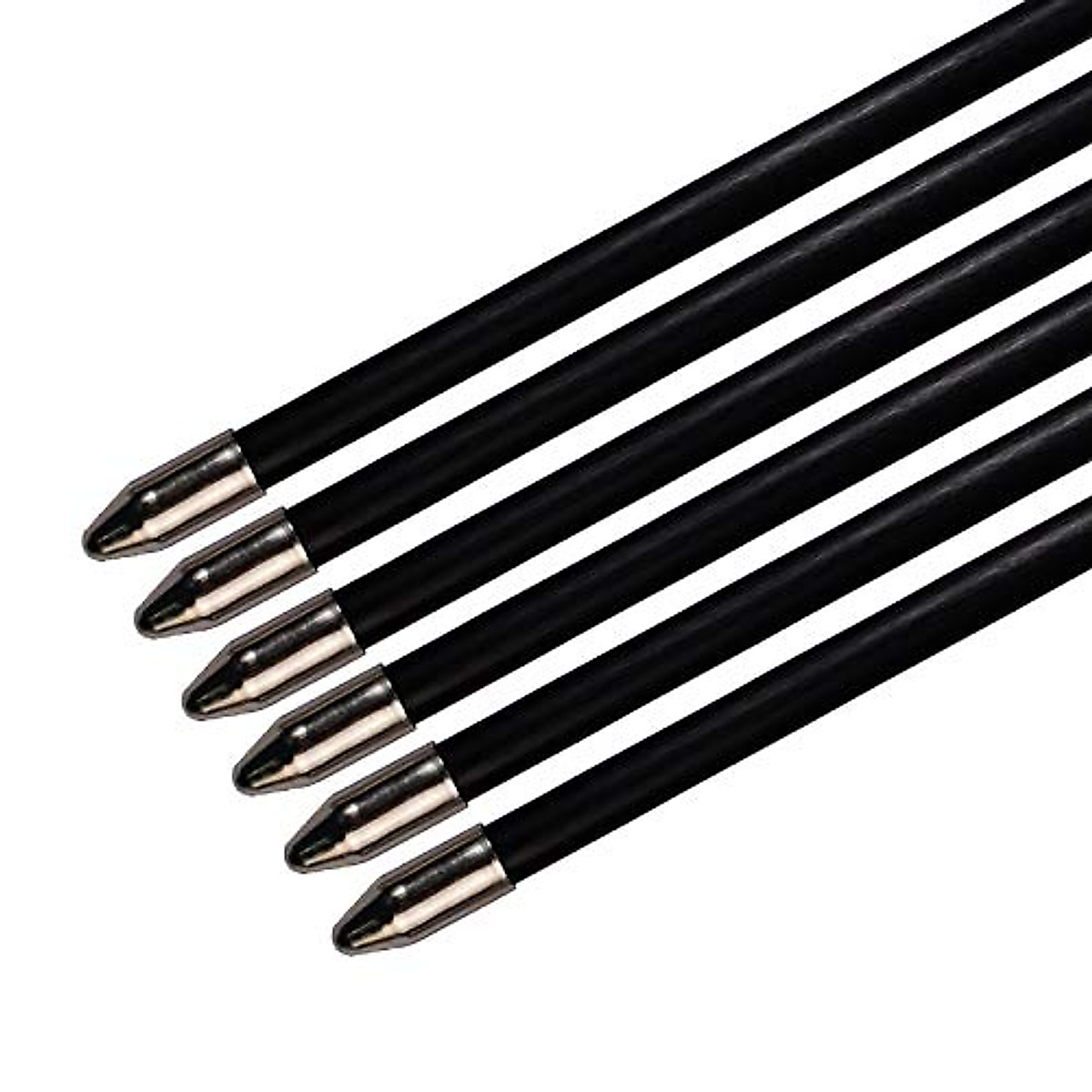 26 Inch Fiberglass Youth Arrows Archery Target Kids Recurve Bow Children Practice for Beginners Outdoor (Pack of 12)