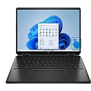 HP Spectre x360 2-in-1 Laptop 2023 13.5" WUXGA+ IPS Touchscreen 10-Core Intel i7-1355U 16GB RAM 1TB SSD Iris Xe Graphics Thunderbolt 4 Wi-Fi 6E Backlit KB Fingerprint Windows 11 Home w/ONT 32GB USB