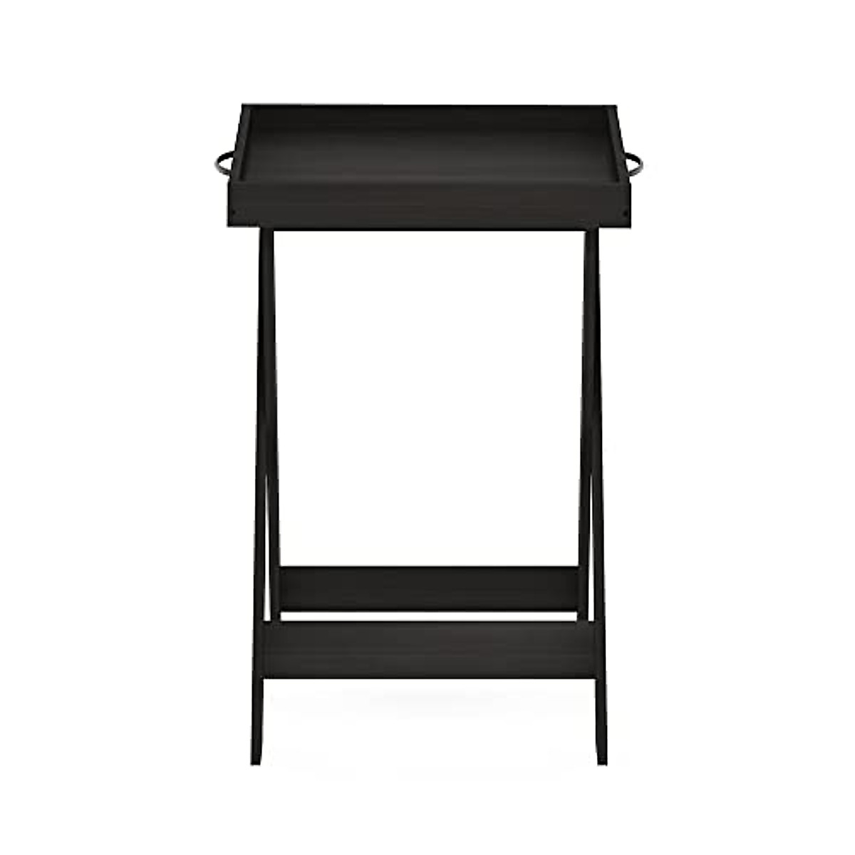 Furinno Classic Tray Table with Removable Tray, Espresso