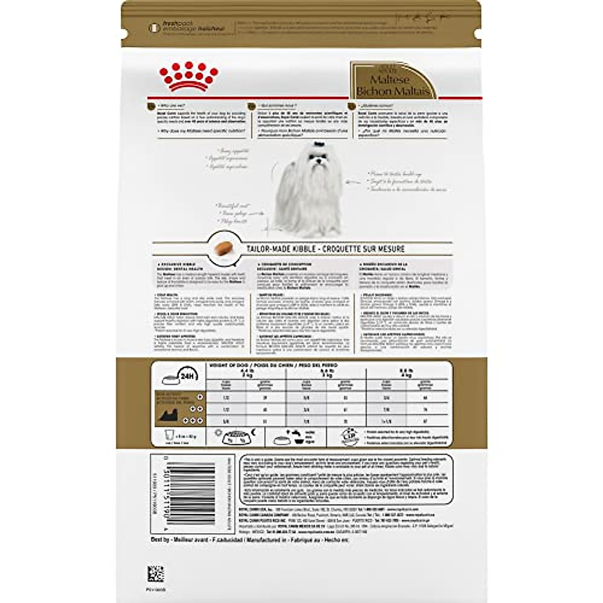 Royal Canin Maltese Adult Dry Dog Food, 2.5 lb bag