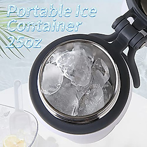 Insulated Water Bottle Stainless Steel Water Bottles Wide Mouth White 25 oz