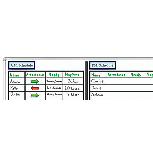 StoreSMART® - Magnetic Lines and Board Dividers - 1/4-inch x 25-feet - for Magnetic WHITEBOARDS ONLY- Does not Work on Plain whiteboards or glassboards - ML1/4-25