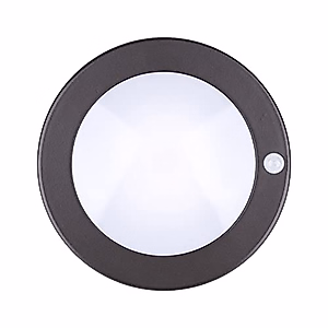 YoonLIT LED Closet, Flush Mount PIR Motion Sensor Ceiling Light, 6.2 Inch, 10.5W, 700 Lumen, Anti-Rust Galvanized Housing, Bronze Finish 3000K 1-Pack