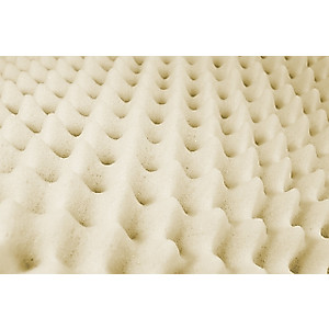 Essential Medical Supply Convoluted Bed Pad, Queen Size, 2 Inch, Beige, 1 Count