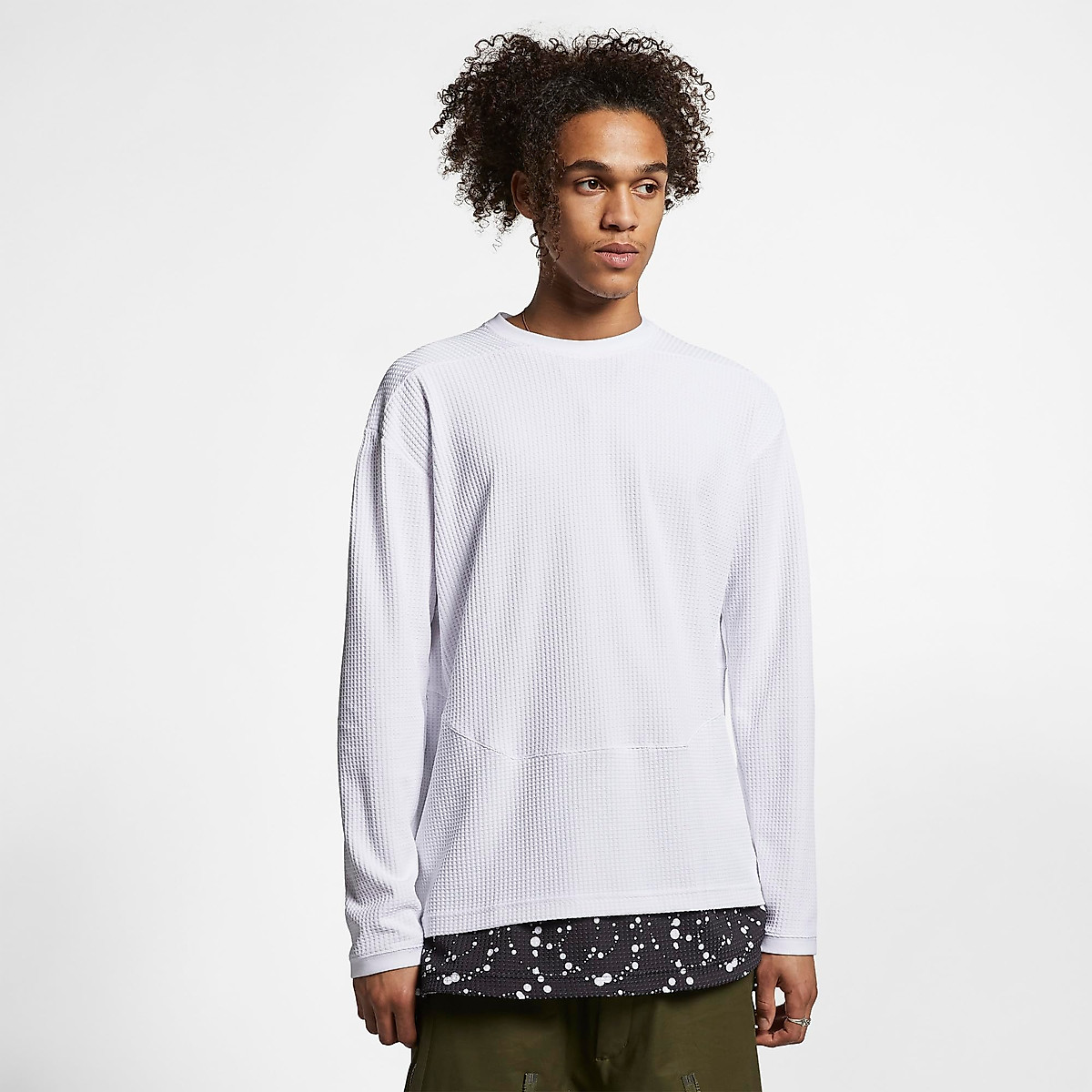 Nike Lab ACG Men’s Long-Sleeve Top (White, Large)