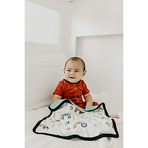 Copper Pearl 3-Layer Knit Security Blanket Set Sized 16" x 16" 2-Pack Jo