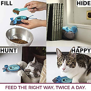 SPOT Doc & Phoebe's Hunting Snacker for Cats - Interactive Cat Toy for Indoor Cats - for Cats who Love to Hunt