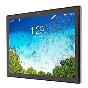 Haofy Tablet PC, Octa Core CPU 100‑240V 5G Gaming Tablet Dual Band WiFi for Seniors (US Plug)