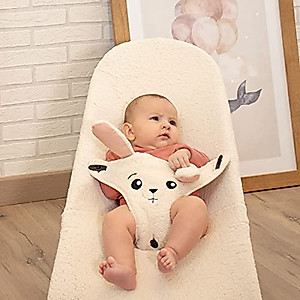 JANABEBE Cover - Liner Compatible with Baby Bouncer Babybjorn Soft, Balance, Bliss and Mini (Fleece, Rabbit)