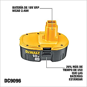 DEWALT 18V Battery, NiCd Pod Style, 2.4-Ah (DC9096)