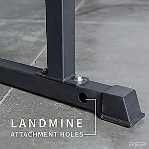 REP Short Power Rack – PR-1050 – with Dip Attachment