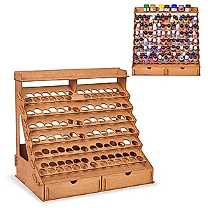 1 x Vallejo 105 holes + 1 x Modular 74 holes Paint Rack organizer
