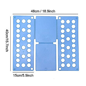 Shirt Folding Board t Shirts Clothes Folder 19" x 16" Adjustable T-Shirt Clothes Fast Folder Folding Board Laundry Organizer for Child US Stock