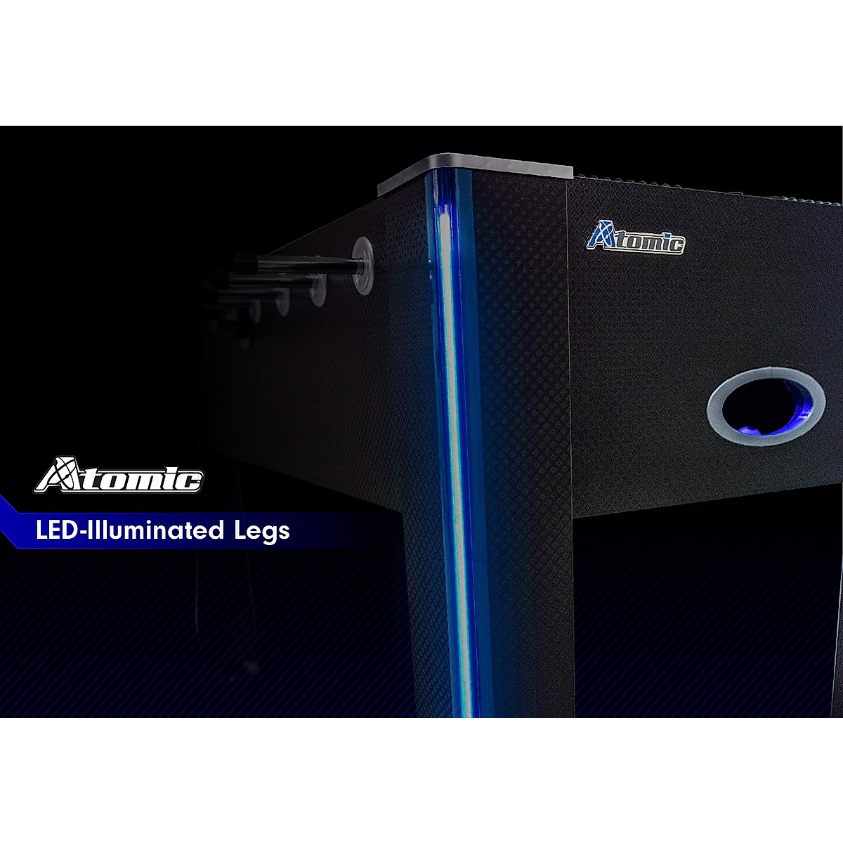 Atomic Azure LED Light Up Foosball Table, 55"