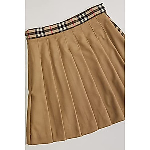 BURBERRY Girl's Lana Check (Toddler/Little Kids/Big Kids) Archive Beige IP Check 10 Years