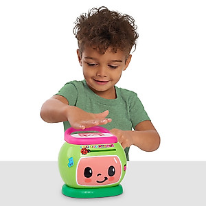Cocomelon Learning Melon Drum Interactive Lights and Sounds, Learning and Education, Officially Licensed Kids Toys for Ages 18 Month by Just Play