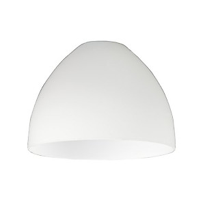 Design Classics Lighting Satin White Glass Shade for Light Fixture - 1-5/8-Inch Fitter Opening