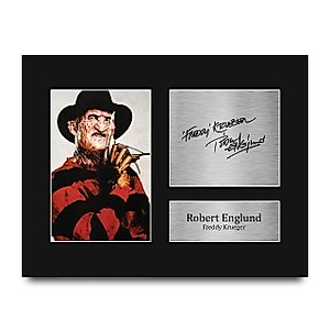 HWC Trading Robert Englund Freddy Krueger Gifts USL Printed Signed Autograph Picture for Movie Memorabilia Fans - US Letter Size