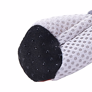 Soft Sole Nonslip Dog Mesh Boots, Reflective Puppy Shoes Dog Paw Protectors, Adjustable Outdoor Pet Boots for Small and Medium Pets(XL,Rose red)