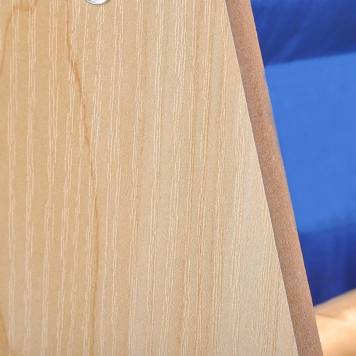 ZeHuoGe Natural Kids Sling Bookshelf Book Display Holder 24-7/16"x10-7/16 x24 Original Wood Color Smooth Cambered Edges Collapsible Cubes US Delivery (Natural)