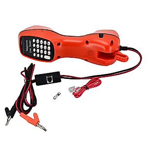 Notonparts ST230D Telephone Line Tester Butt Set Lineman Test Sets LCD Dry Battery Compatible with Mini Telephone Line Tester detect line Faults