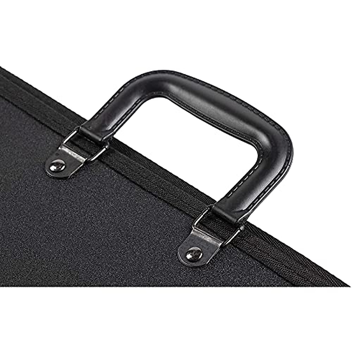 Large Artist Portfolio Case with Adjustable Shoulder Strap (Black, 35 x 24 x 1.5 Inches)