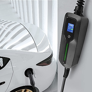 astoneves Level 2 EV Charger, 220V 16/24/32 Amp 7.68kW Current Switchable Electric Vehicle Charger with Type 1 & NEMA 14-50 Plug for SAE J1772 Standard EV Cars (20ft Cable)