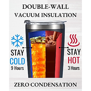 Onebttl Happy Birthday Tumbler For Men, Funny Birthday Gifts For Him, Boyfriend, Son, Husband, Dad, Son, Uncle–20 oz Stainless Steel Coffee Cup With Lid, Legends are Born in September