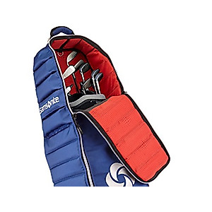 Samsonite Spinner Wheeling Golf Travel Cover, Blue, 51”H x 17”W x 14”D