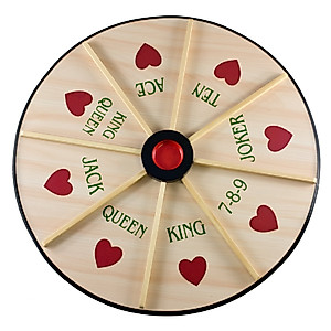 Sterling Games 15.5" Michigan Rummy Wooden Extra Large Game Board Reversible Double Sided Board