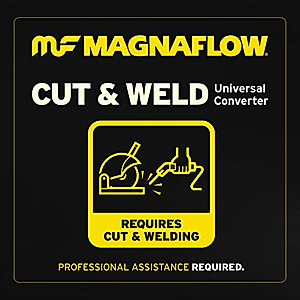 MagnaFlow 51355 OEM Grade Universal Catalytic Converter, 2.25" Inlet/Outlet (EPA Compliant)