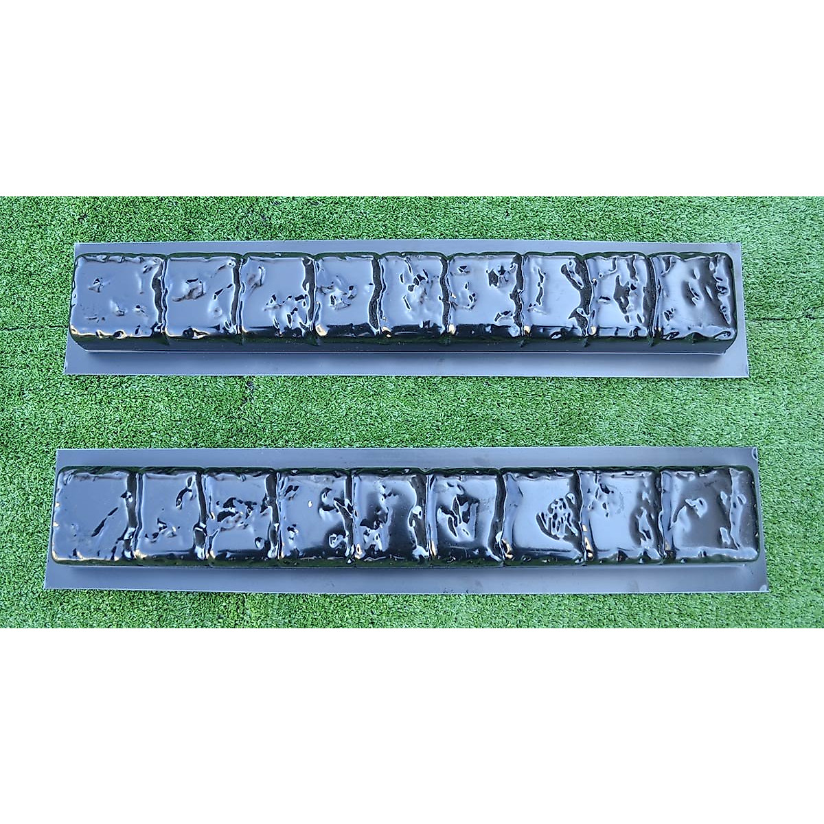 SvitMolds Sold 2 Pieces Small Edge Stone Concrete MOLDS Edging Border Mould ABS Plastic BR15