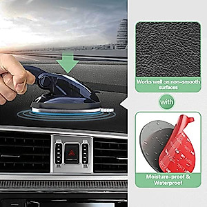 Sticky Adhesive Replacement for Suction Cup Mount, 4 Pack Circle 70mm (2.76") Heat Resistance 3M VHB Double Sided Self Sticker Pads for Universal Dashboard Car Phone Sucker Holder/Dash Cam/Camera/GPS