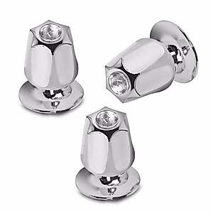 standwme 81428 Bathtub and Shower Knobs 3 Piece Replacement Kit for Price Pfister Tub/Shower Handle - Pfister Shower Handle Replacement Parts
