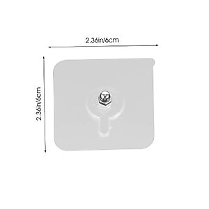 MAGICLULU 12pcs Traceless Hooks Picture Hook Non-Trace Hook Invisible Hooks Picture Hanging Kit