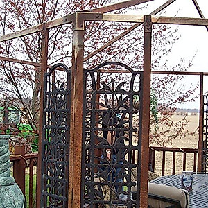 Garden Winds Wood Heaxgon Gazebo Replacement Canopy Top Cover - RipLock 350