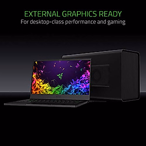 Razer Blade Stealth 13 Ultrabook Laptop: Intel Core i7-8565U 4-Core, NVIDIA GeForce MX150, 13.3" FHD 1080p, 16GB RAM, 256GB SSD, CNC Aluminum, Chroma RGB Lighting, Thunderbolt 3, Black