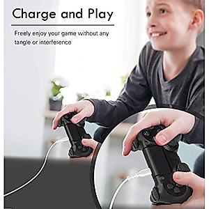 iSeekerKit Micro USB Charging Cable 15ft, 2-Pack 15FT Micro USB Android Charger Cable Nylon Braided Cord Compatible with Samsung Galaxy S7 S6 J7 Note 5, PS4 and More